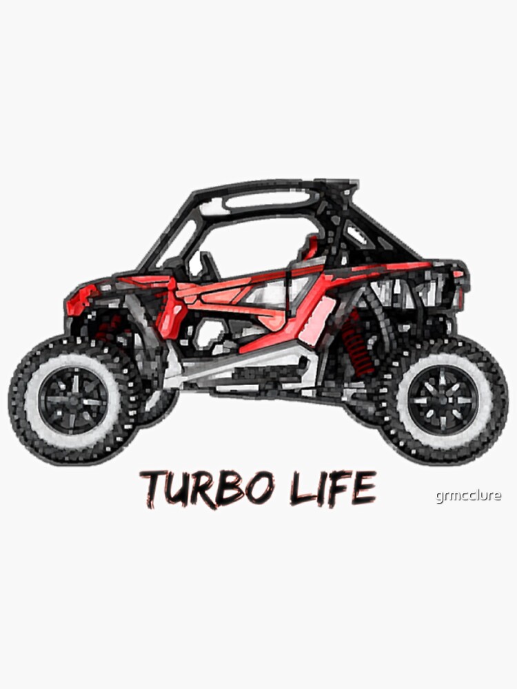 "RZR Turbo S - Turbo Life" Sticker for Sale by grmcclure | Redbubble