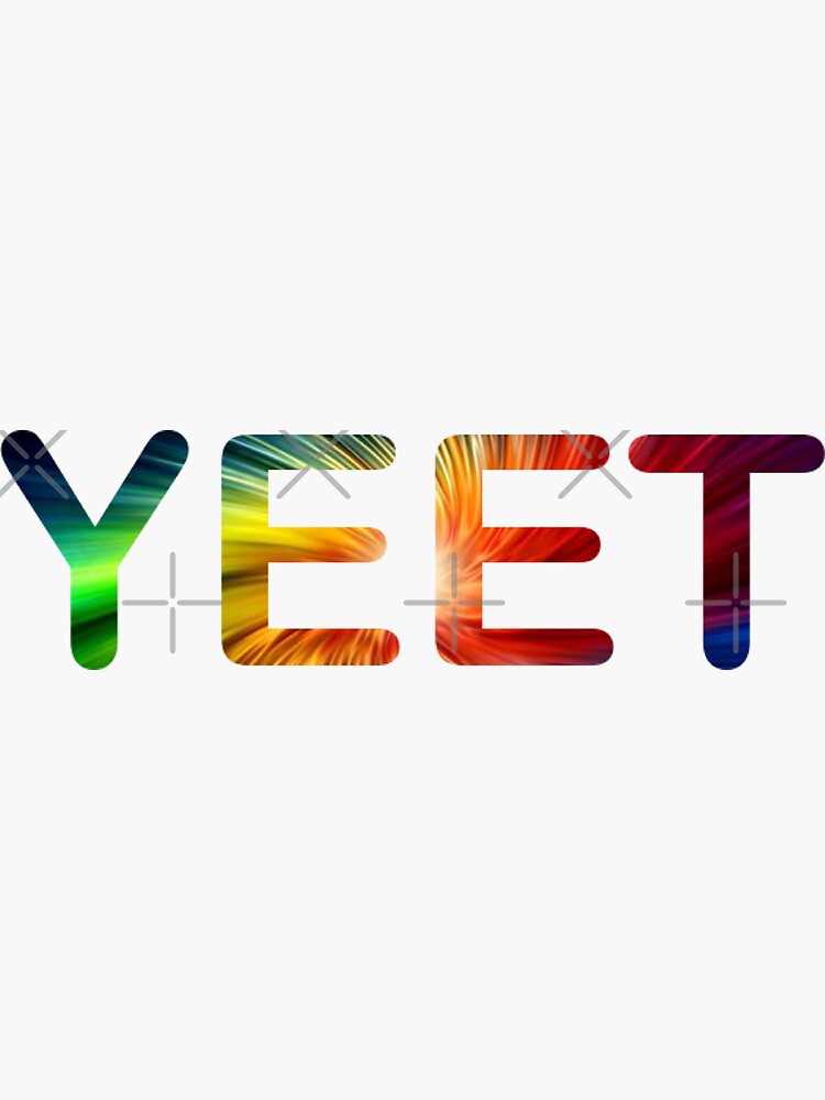 "yeet " Sticker by Chelsey02 | Redbubble