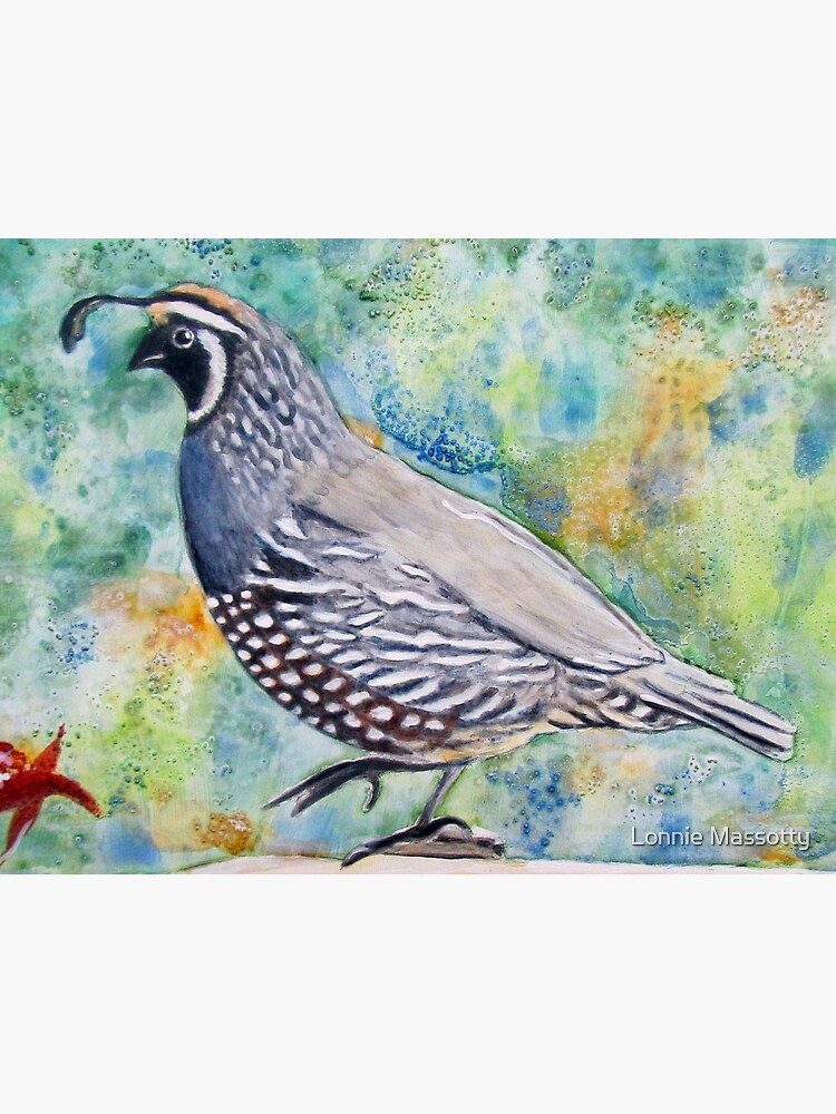 "Quail" Sticker for Sale by LonnieMassotty | Redbubble
