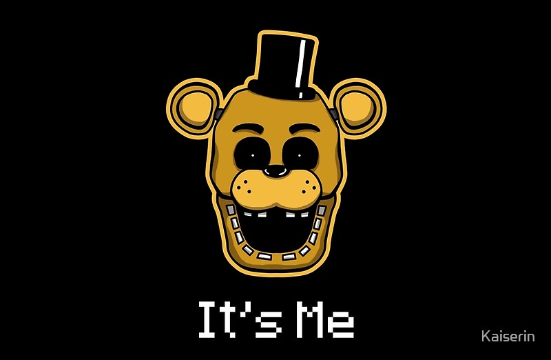 Five Nights At Freddys Fnaf Golden Freddy Its Me Laptop Skins By Kaiserin Redbubble