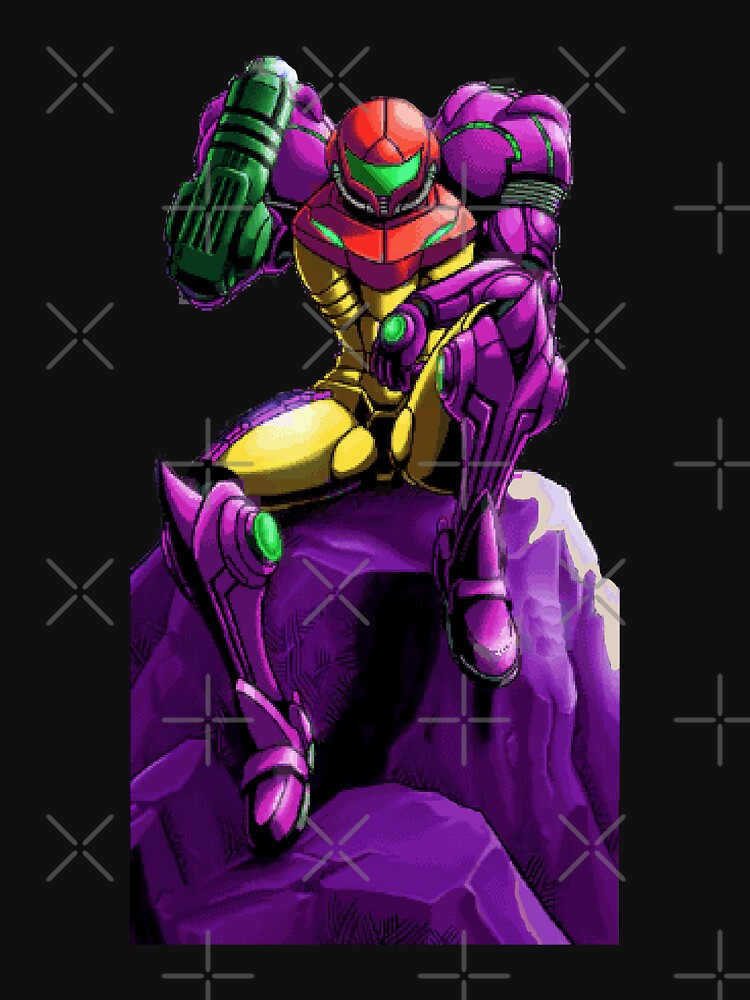 "Samus Aran Gravity Suit | Metroid Zero Mission | Metroid Pixel Art ...