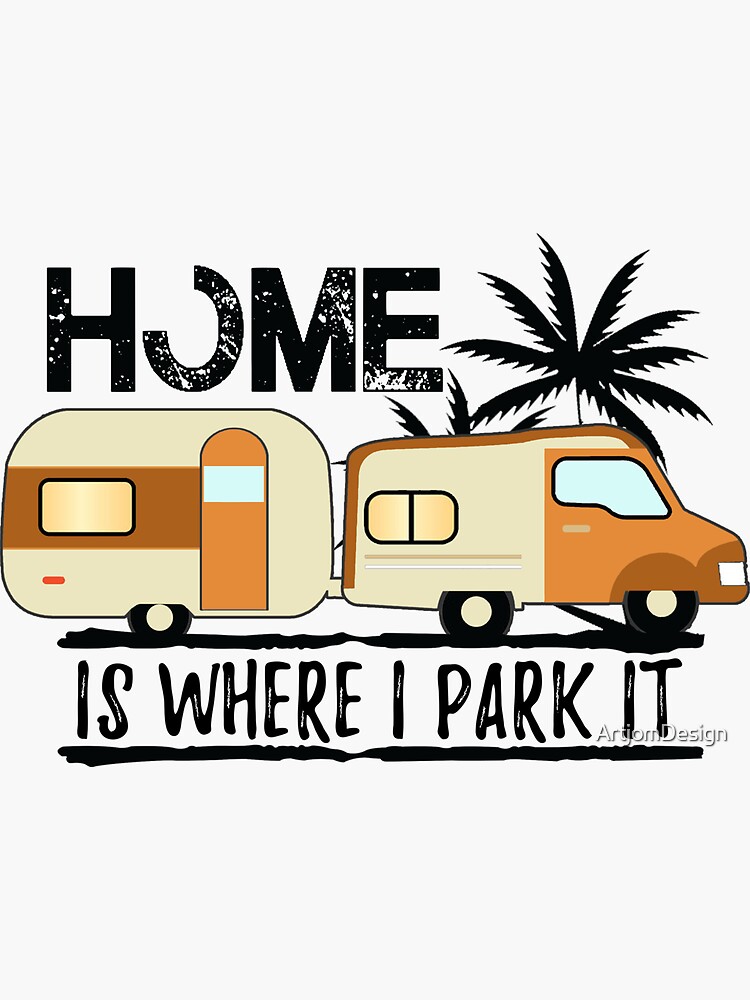 "caravan" Sticker for Sale by ArtjomDesign | Redbubble