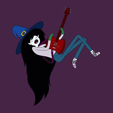 "Marceline's Bass Guitar" Sticker for Sale by Charley Fox | Redbubble