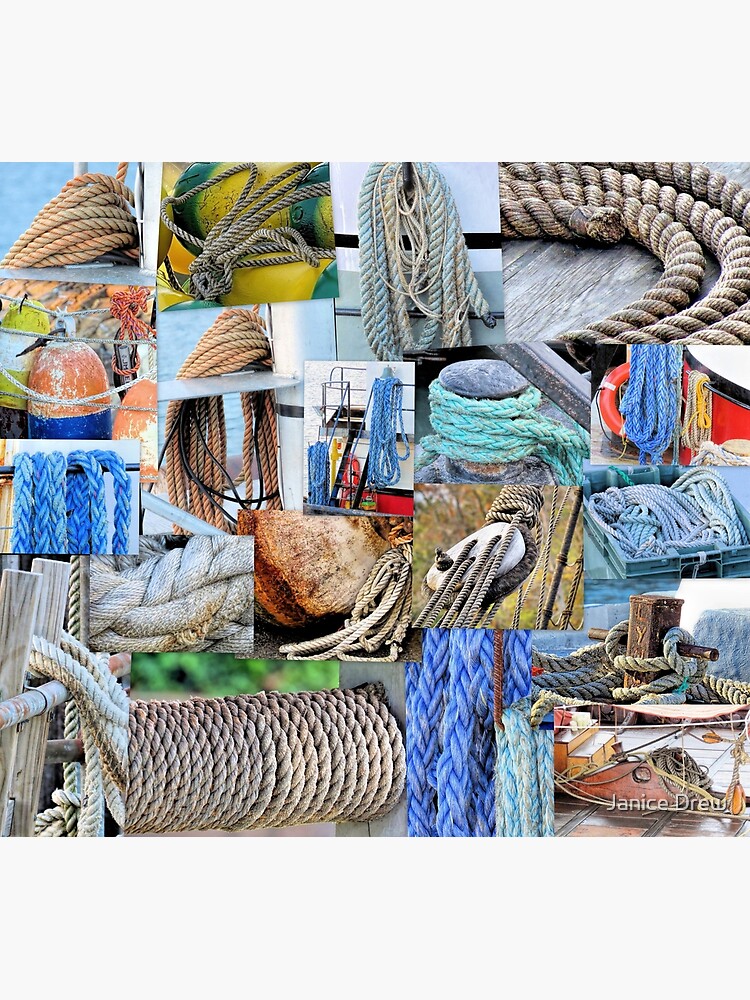 "Rope collage" Poster by JanSDrew | Redbubble