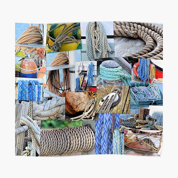 "Rope collage" Poster by JanSDrew | Redbubble