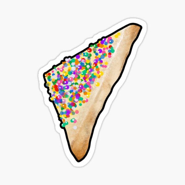 "Fairy Bread in Pink, Aussie Art Deco" Sticker for Sale by joanandrose1 ...