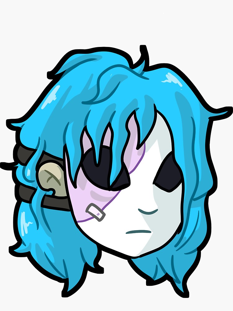 "Prison Sally Face" Stickers by flaykez | Redbubble