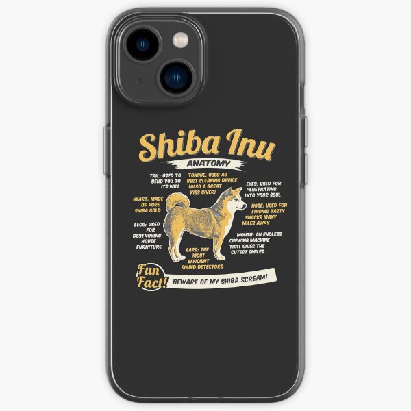 "Anatomy of a Shiba Inu" iPhone Case for Sale by radvas | Redbubble