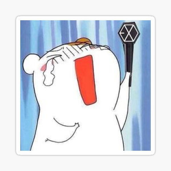"Ebichu Exo dramatic" Sticker by hdesu21 | Redbubble