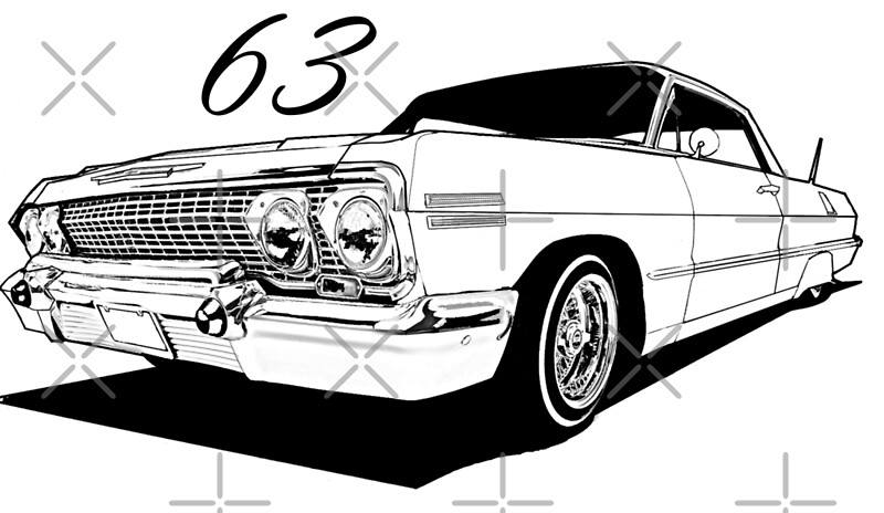 "63 Impala" by ThornyroseShop | Redbubble