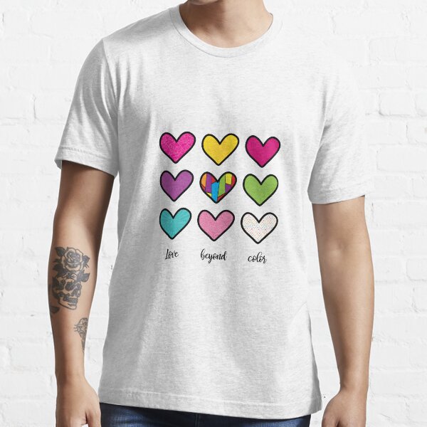 "Love beyond color - Color Hearts" T-shirt for Sale by Kokonuzz ...