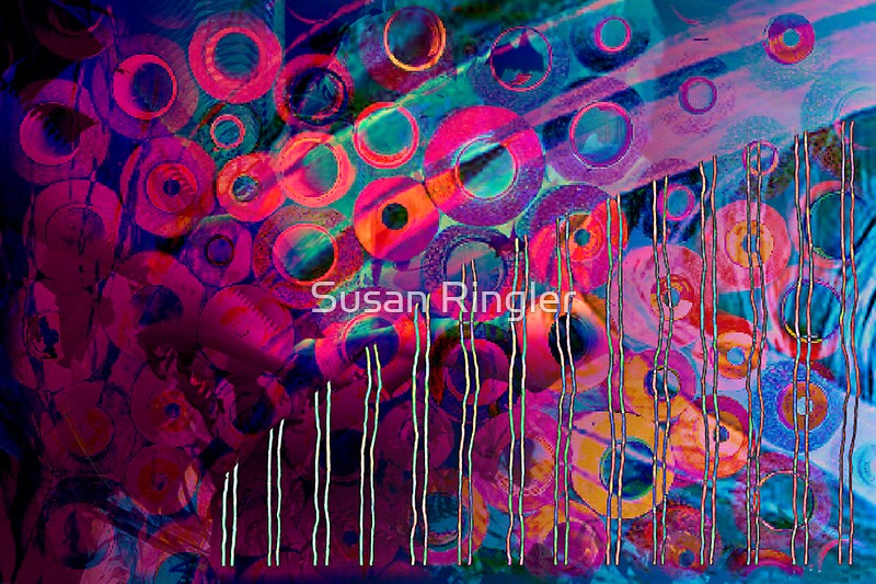 "Circular patterns in a straight world" by Susan Ringler | Redbubble