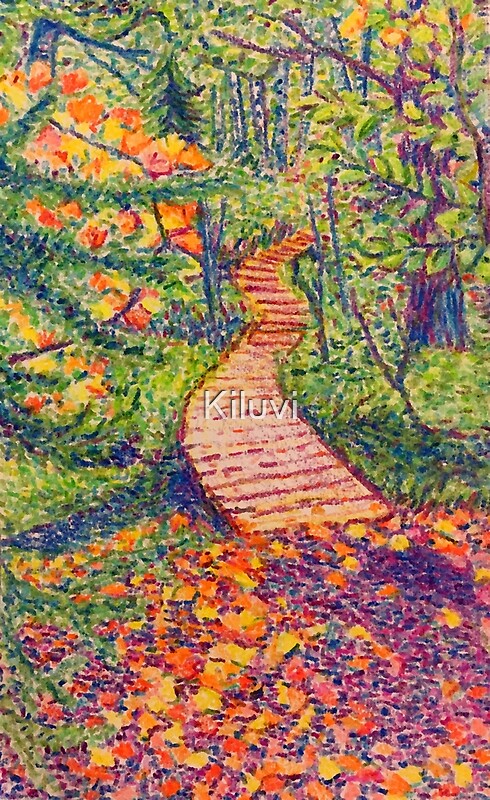 "crayon landscape 04" by Kiluvi | Redbubble