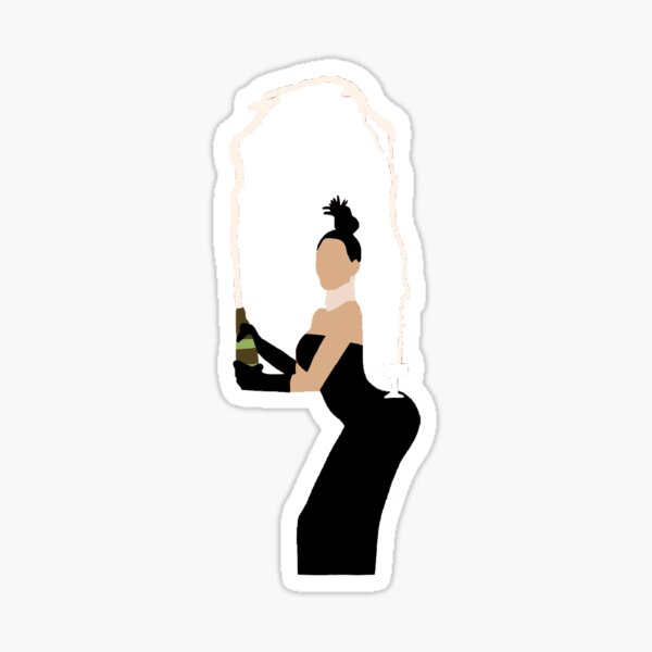 "Kim Kardashian" Sticker for Sale by Brycetown | Redbubble