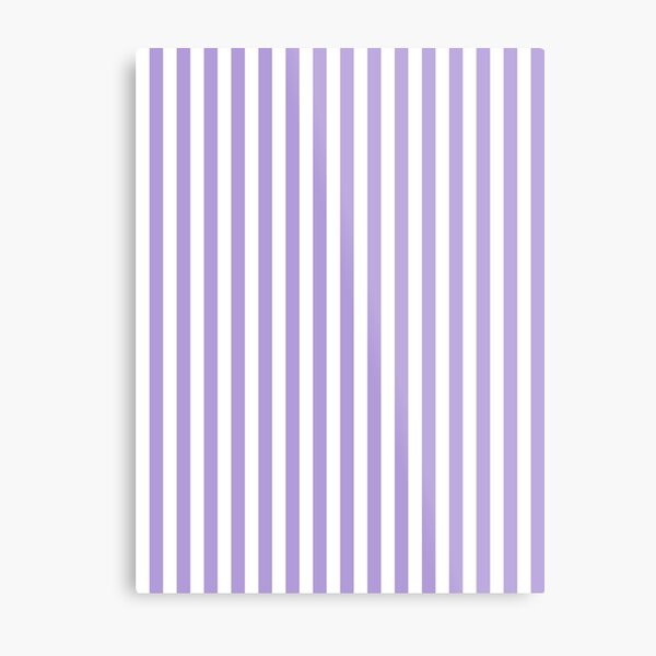 Lámina metálica «Pastel violeta violeta claro y rayas verticales ...