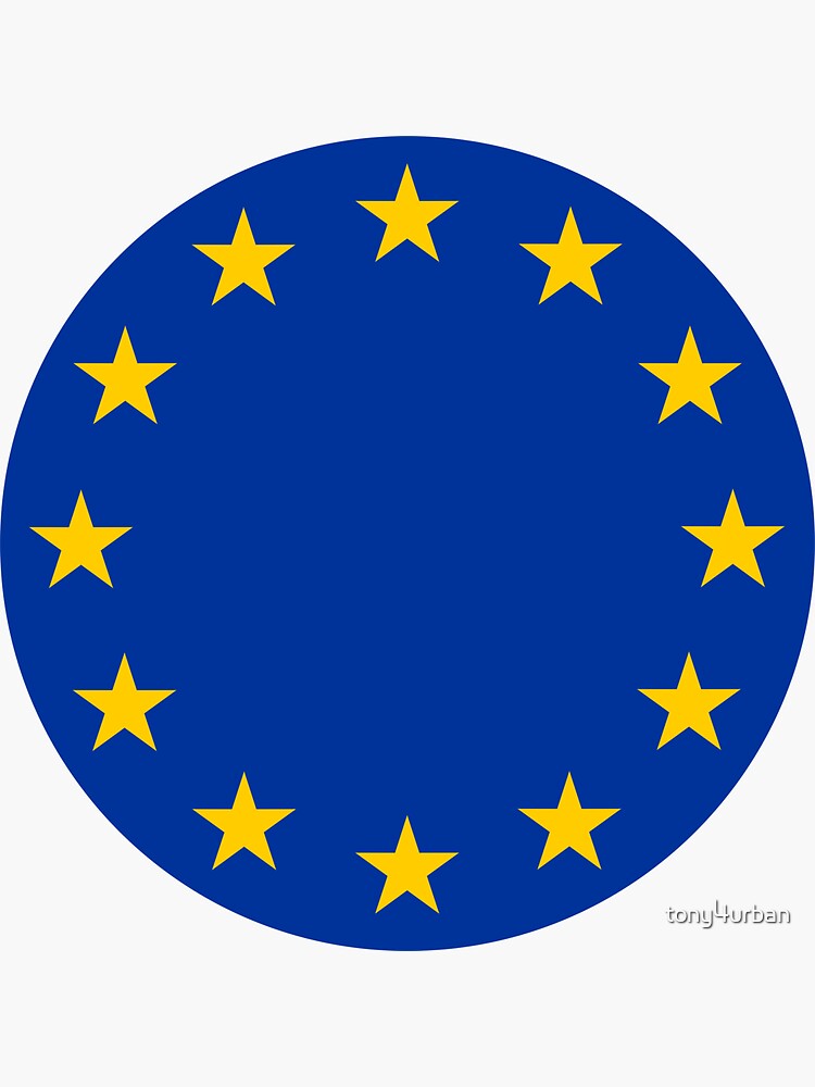 "European Union country roundel" Sticker by tony4urban | Redbubble