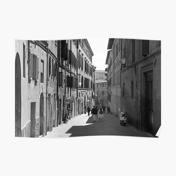 "Siena Laneway" Poster by AdrianAlford | Redbubble