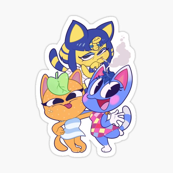 Animal Crossing Ankha Stickers | Redbubble