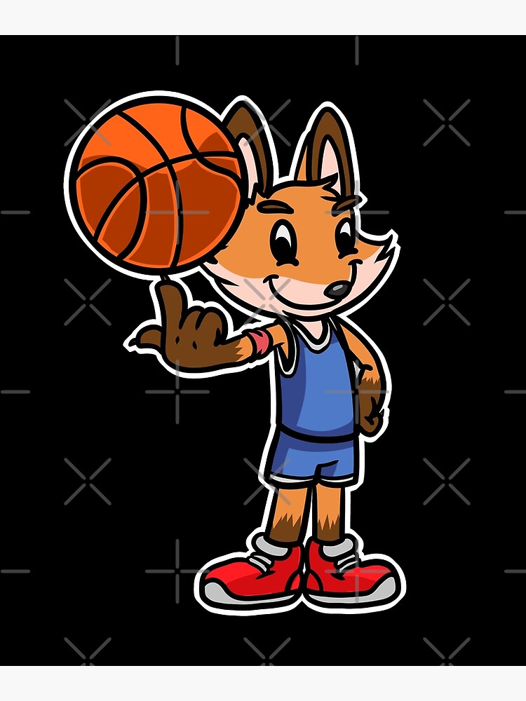 "Fox basketball player" Poster for Sale by Dsigns | Redbubble