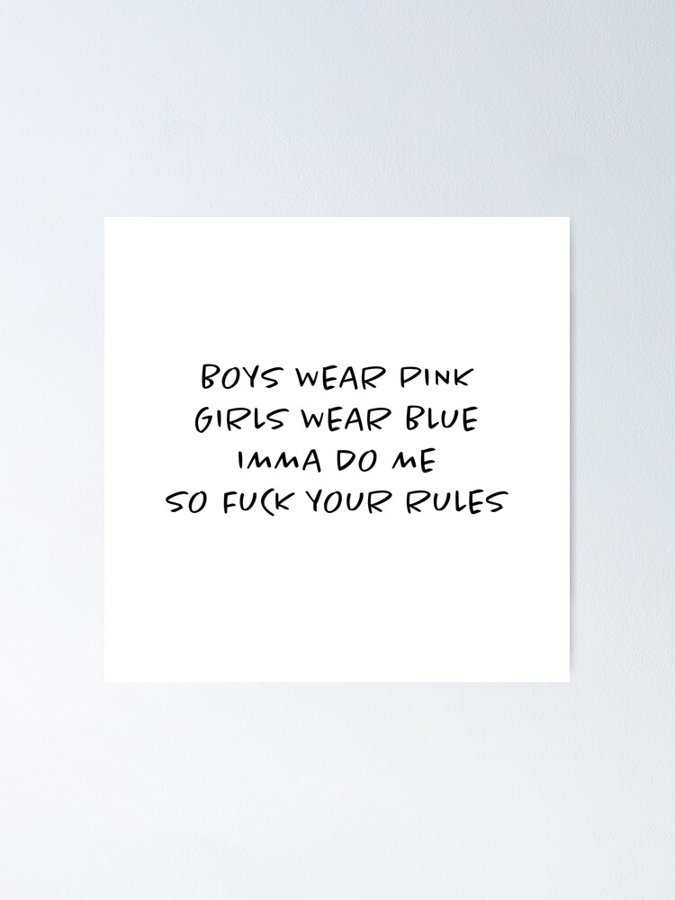 "Todrick Hall Boys Wear Pink Forbidden Lyric Merch" Poster for Sale by ...