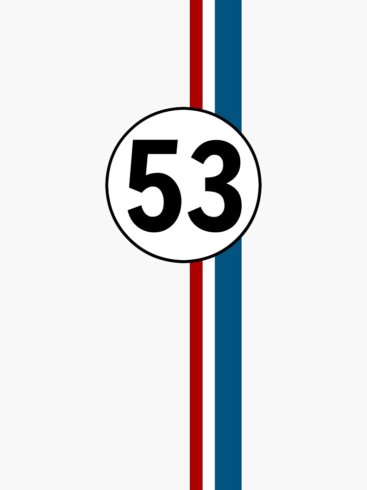 "Herbie" Sticker for Sale by Helt-Sort | Redbubble