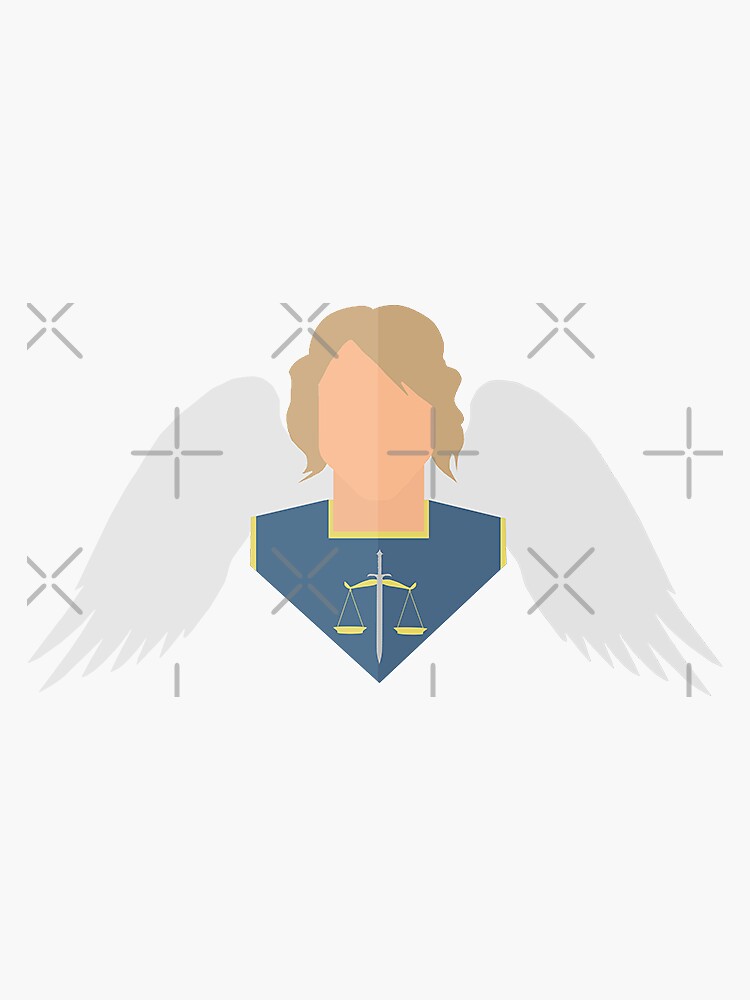 "St. Michael" Sticker for Sale by mikbails | Redbubble