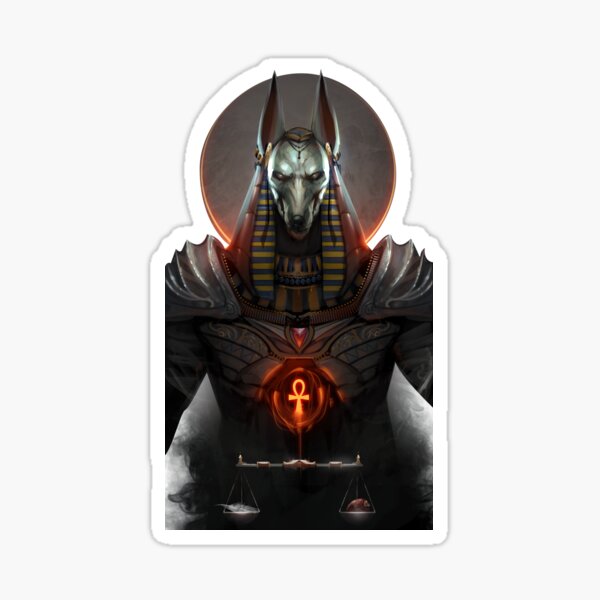 "Anubis" Sticker for Sale by MohamedSaad | Redbubble
