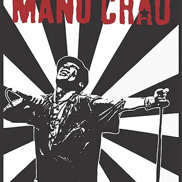"Manu Chao" Sticker for Sale by blegor | Redbubble