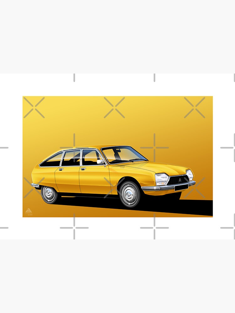 "Citroen GS Poster Art" Sticker by RJWautographics | Redbubble