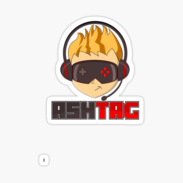 "AshTag" Sticker by bigal1s | Redbubble