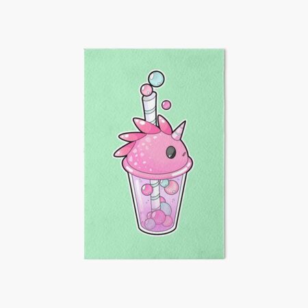 "Raptor Bubble Tea" Art Board Print for Sale by aesthereal | Redbubble