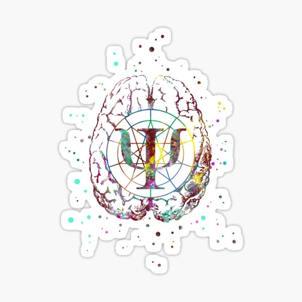 Psychology Symbol Stickers | Redbubble
