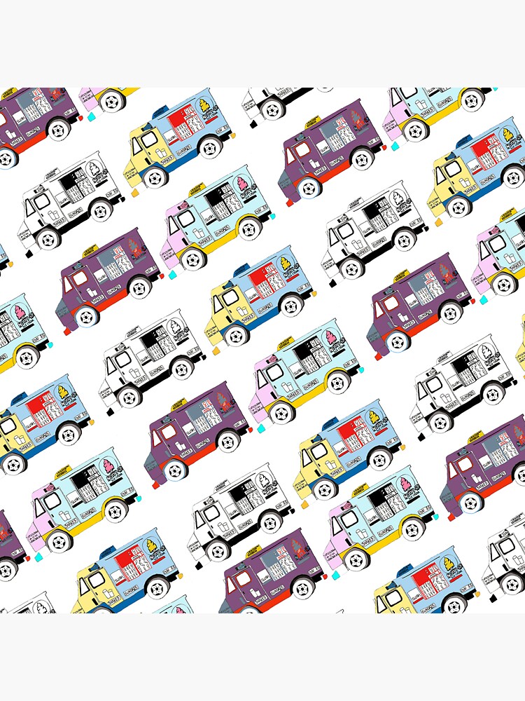 "ice-cream carts " Sticker by JoyZ | Redbubble
