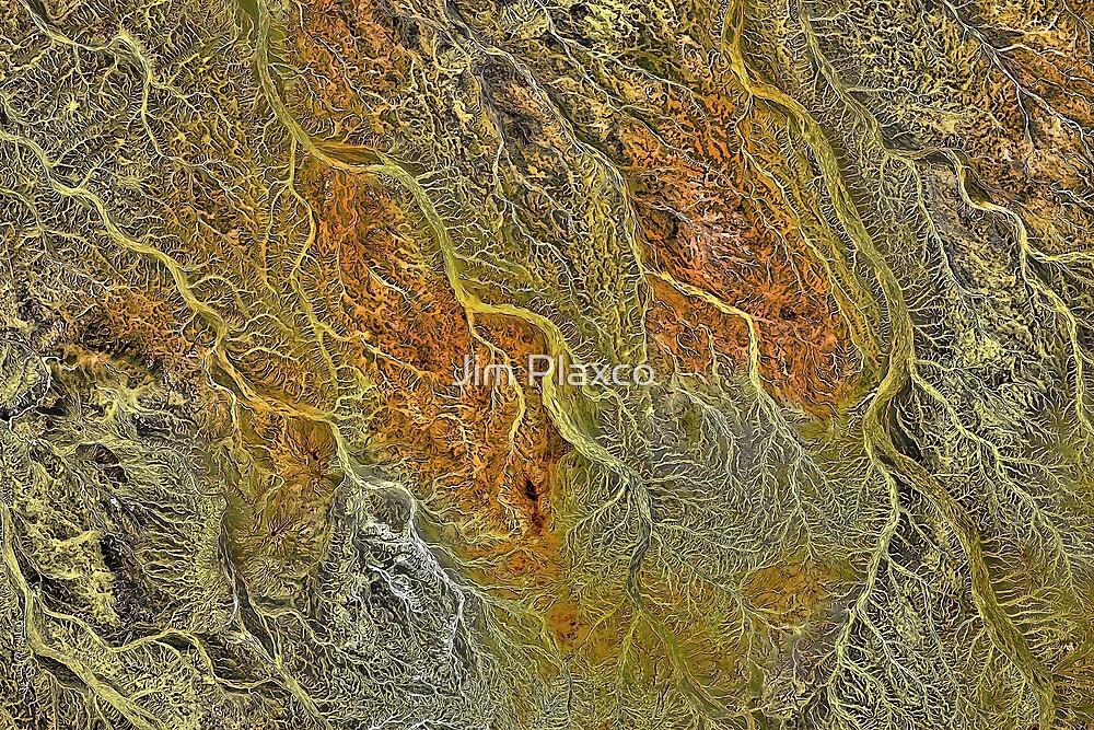 "Aerial Anatomy of a Desert Landscape" by Jim Plaxco | Redbubble