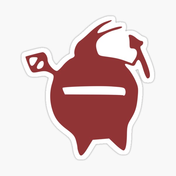 "petroglyph fat man" Sticker by petroglyphe | Redbubble