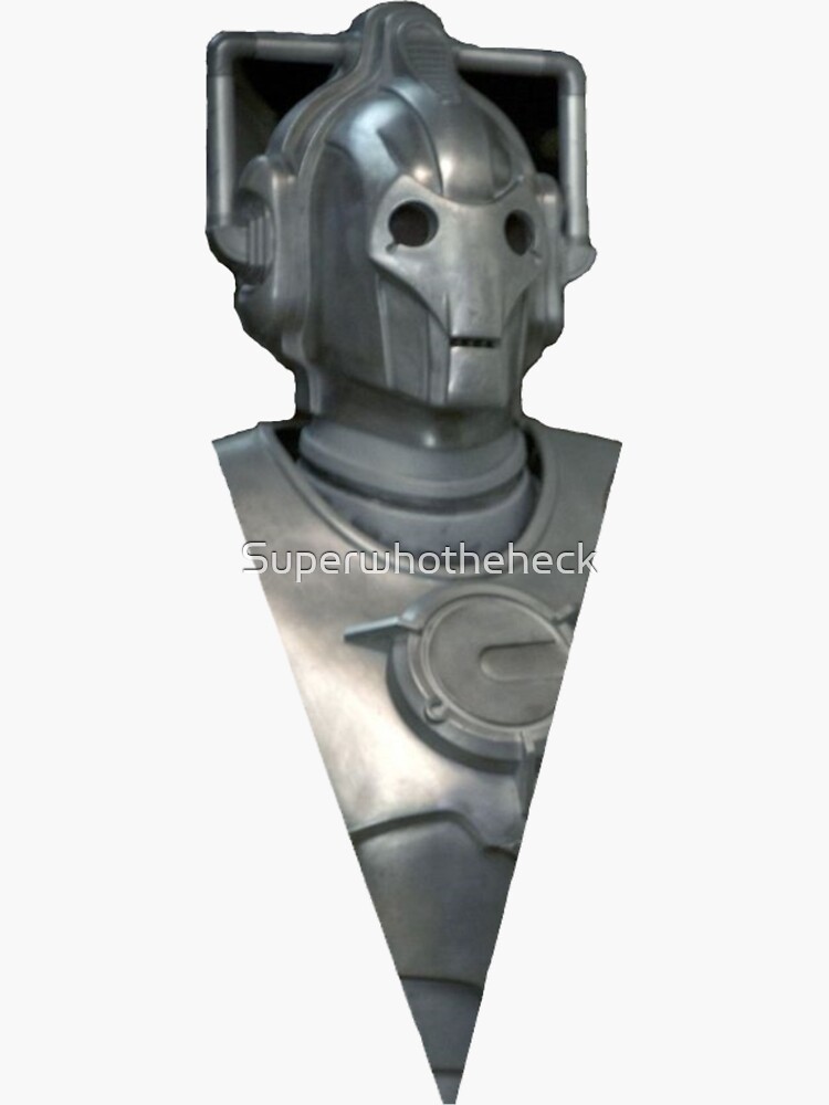"Cyberman" Sticker by Superwhotheheck | Redbubble