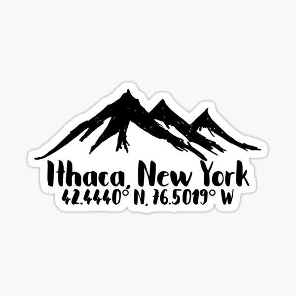 Ithaca Stickers | Redbubble