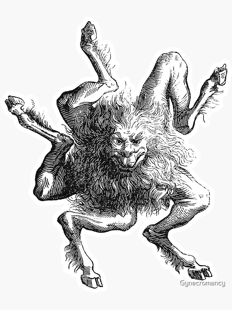 "Buer - Goetic Demon" Sticker for Sale by Gynecromancy | Redbubble