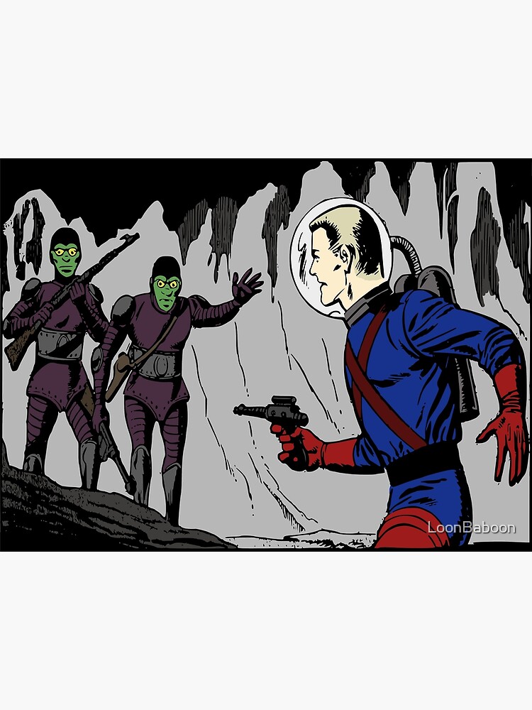 "1950'S VINTAGE SYFY COMIC STRIP UNISEX COLLECTION " Framed Art Print ...