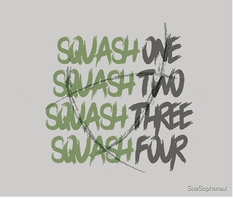 "The murder squash song" by SueSophonax | Redbubble