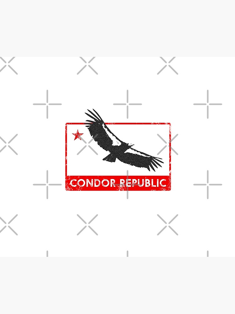 "Condor Republic T-shirt & Stickers, California condor Shirt" Tapestry ...
