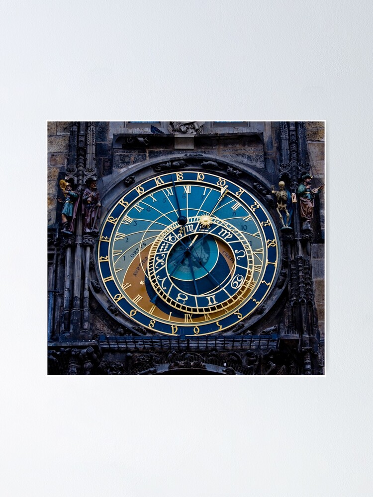 "Astronomical Clock Face" Poster by eegibson | Redbubble