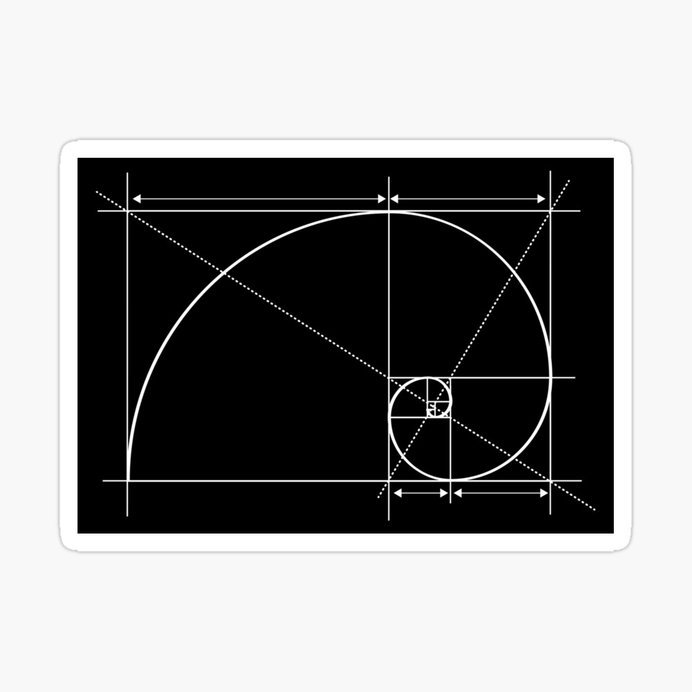 Golden Ratio Metal Wall Art Golden Ratio Metal Wall Decor Fibonacci