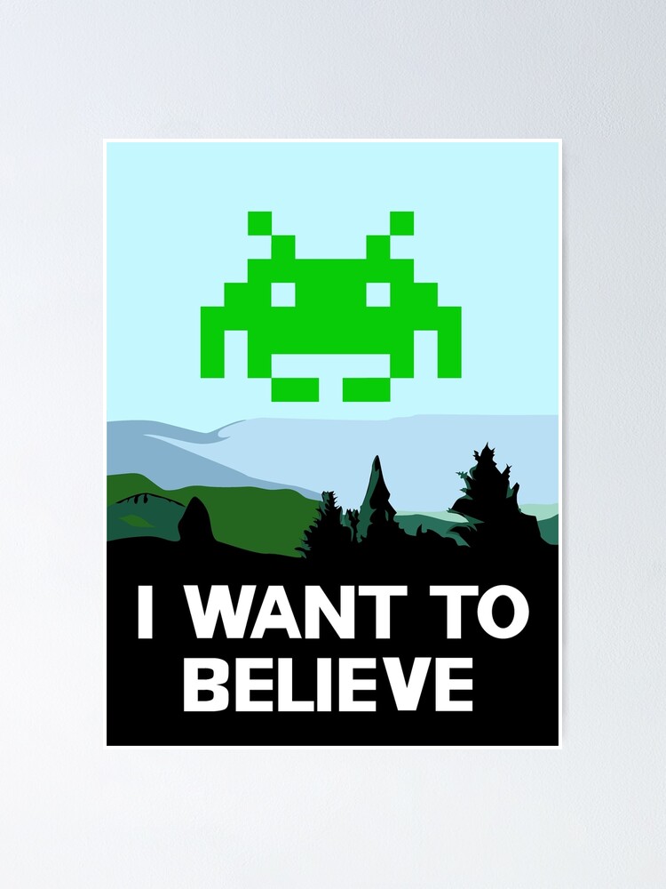 "Space Invaders" Poster by trynamakeart | Redbubble