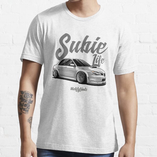 "Subie Life WRX (white)" T-shirt for Sale by MotorPrints | Redbubble ...