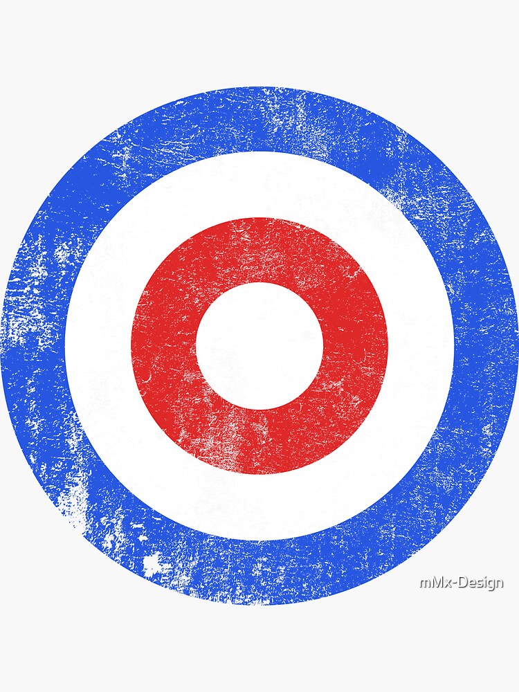 "Curling Target Wintersport vintage look" Sticker for Sale by mMx ...
