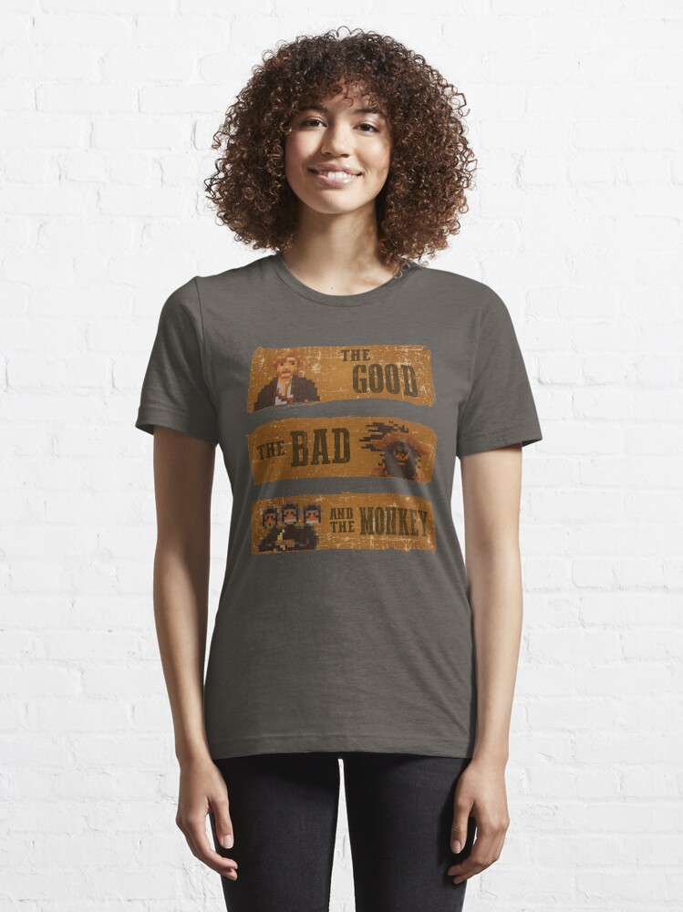 "The good, the bad and the monkey" Essential T-Shirt for Sale by ...