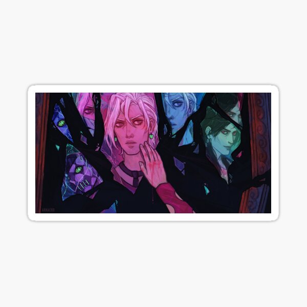 "man in the mirror" Sticker for Sale by arnaerr | Redbubble