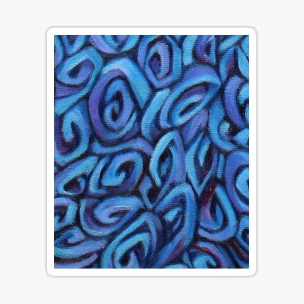 "Swirls" Sticker for Sale by tinaallendesign | Redbubble