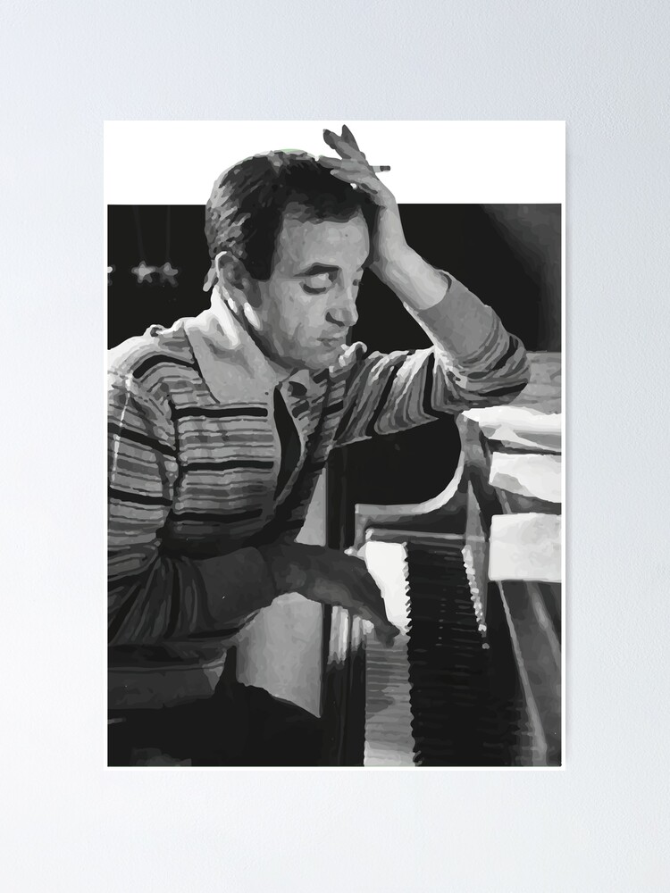 Poster « Charles Aznavour, 1960 », par opngoo | Redbubble